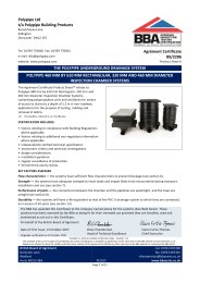Polypipe Ltd t/a Polypipe Building Products. Polypipe underground ...