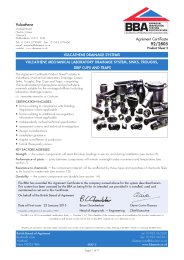 Vulcathene. Vulcathene drainage systems. Vulcathene mechanical ...