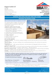 Kingspan Insulation Ltd. Kingspan structural insulated panel (SIP ...
