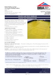 British Polythene Limited t/a Visqueen Building Products. Visqueen damp ...