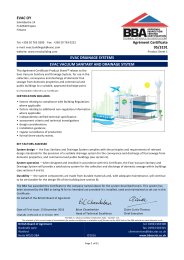 Evac OY. Evac drainage systems. Evac vacuum sanitary and drainage ...