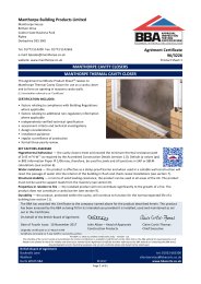 Manthorpe Building Products Limited. Manthorpe cavity closers. Manthorpe thermal cavity closer ...