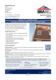 Bracknell Glass Ltd. Eurocell PVC-U window systems. EuroLogik 70 ...