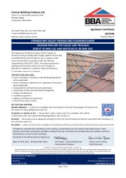Cromar Building Products Ltd. Cromar GRP valley trough and flashings ...