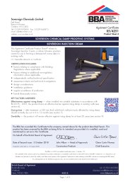 Sovereign Chemicals Limited. Sovereign chemical damp-proofing systems ...
