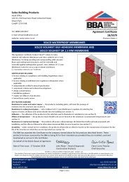 Solco Building Products. Solco waterproof membranes. Solco Solsheet ...