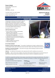 Fosroc Limited. Proofex waterproofing membranes. Proofex 3000. Product ...