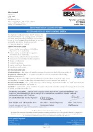 Sika Limited. Decothane roof coating systems. Decothane Delta 25 roof ...