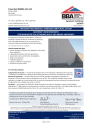 Freyssinet Middle East LLC. Freyssinet mechanically stabilised earth ...