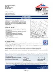 Cembrit Holdings A/S. Cembrit slates. Westerland slates. Product sheet ...