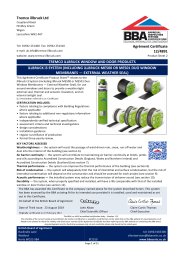 Tremco Illbruck Ltd. Tremco Illbruck window and door products. Illbruck ...