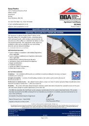 Quay Plastics. Quaycell roofline system. Quaycell cellular PVC-U ...