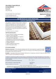 Vita Cellular Foams (UK) Ltd t/a Kay Metzeler Ltd. Kay Metzeler clay ...