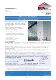 Trespa International B.V. Trespa wall cladding systems - Trespa Meteon ...