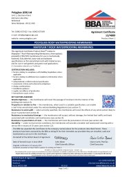 Polyglass (GB) Ltd. Polyglass roof waterproofing systems. Mapeplan T ...