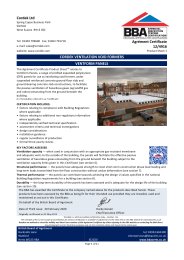 Cordek Ltd. Cordek ventilation void formers. Ventform panels. Product ...