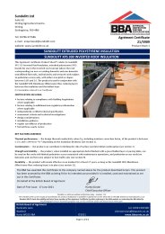 Sundolitt Ltd. Sundolitt extruded polystyrene insulation. Sundolitt XPS ...