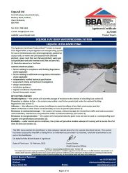 Liquasil Ltd. Liquasil flat roof waterproofing system. Liquasil ultra ...