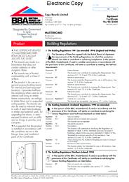 Cape Boards Ltd. Masterboard. Second issue - The Construction ...