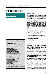 Visual concrete - The Construction Information Service