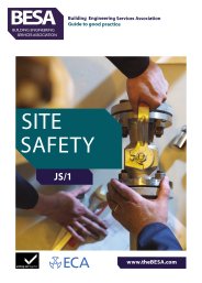 Guide to good practice site safety - The Construction Information Service