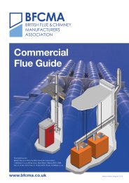 Commercial flue guide - The Construction Information Service