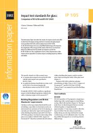 Impact test standards for glass: comparison of BS 6206 and BS EN 12600 ...