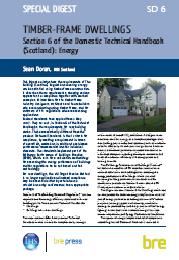 Timber-frame dwellings. Section 6 of the Domestic Technical Handbook ...