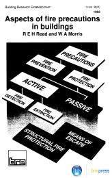 Aspects of fire precautions in buildings - The Construction Information ...
