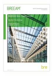 BREEAM new construction - non-domestic buildings. Technical manual ...