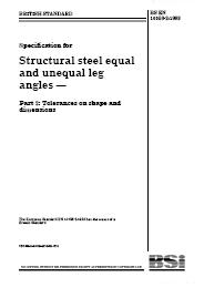 Specification for structural steel equal and unequal leg angles ...