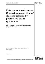 Paints and varnishes - corrosion protection of steel structures by ...