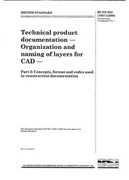 Technical product documentation - Organization and naming of layers for ...