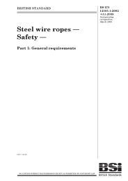 Steel wire ropes - safety. General requirements (+A1:2008 ...