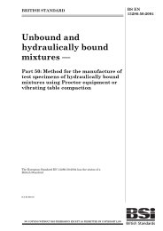 Unbound and hydraulically bound mixtures. Method for the manufacture of ...