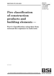 Fire classification of construction products and building elements ...