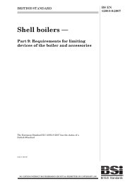 Shell boilers. Requirements for limiting devices of the boiler and ...
