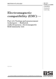 Electromagnetic compatibility (EMC). Testing and measurement techniques ...