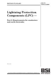 Lightning protection components (LPC). Requirements for conductors and ...