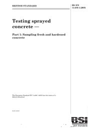 Testing sprayed concrete. Sampling fresh and hardened concrete - The ...