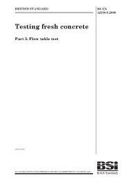 Testing fresh concrete. Flow table test (Withdrawn) - The Construction ...