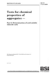 Tests for chemical properties of aggregates. Determination of acid ...