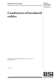Conductors of insulated cables (Incorporating corrigendum no. 1) - The Construction Information ...