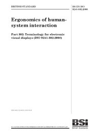 Ergonomics of human-system interaction. Terminology for electronic ...
