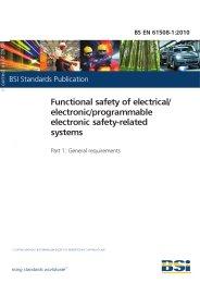 Functional safety of electrical/electronic/programmable electronic ...