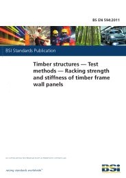 Timber structures - Test methods - Racking strength and stiffness of ...