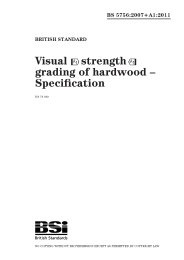 Visual strength grading of hardwood - Specification (+A1:2011) - The ...