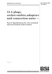 13 A plugs, socket-outlets, adaptors and connection units ...