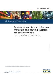 Paints and varnishes - coating materials and coating systems for ...