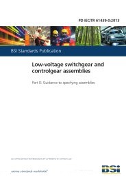 Low voltage switchgear and controlgear assemblies. Guidance to ...